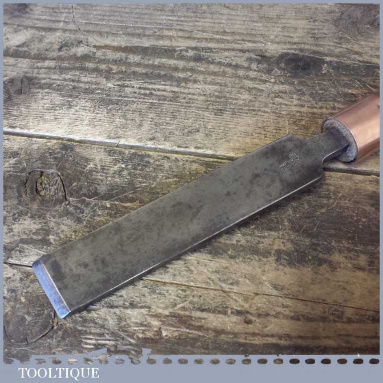 Vintage John Bull Flat 1 ¼” Forged Steel Woodturning Skew Flat Scraper ...