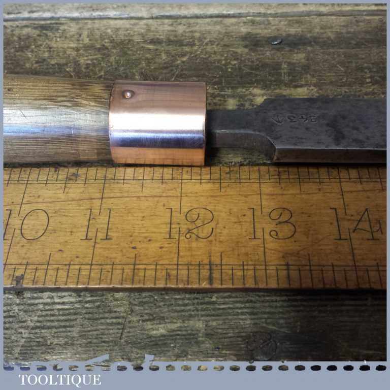Vintage John Bull Flat 1 ¼” Forged Steel Woodturning Skew Flat Scraper ...