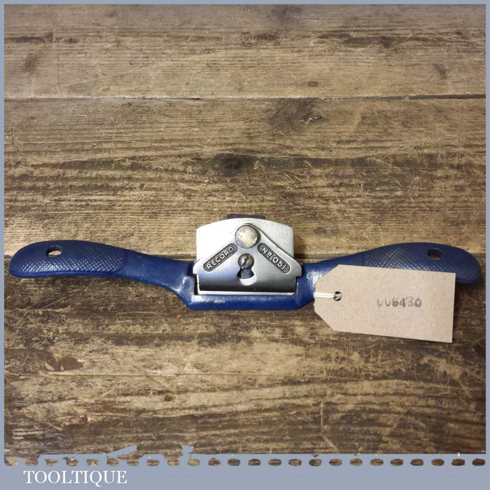 Vintage Record Tools No: 051 Flat Soled Metal Spokeshave – Refurbished ...