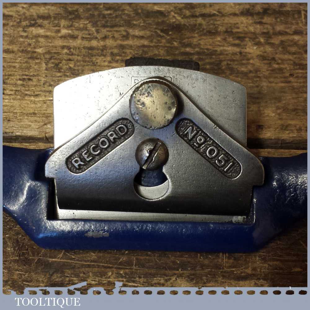 Vintage Record Tools No: 051 Flat Soled Metal Spokeshave – Refurbished ...