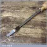 Unusual Vintage Swan Neck Forged Cast Steel Woodturning Chisel – Good ...