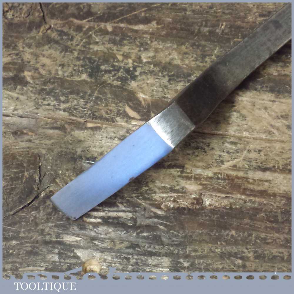 Unusual Vintage Swan Neck Forged Cast Steel Woodturning Chisel – Good ...