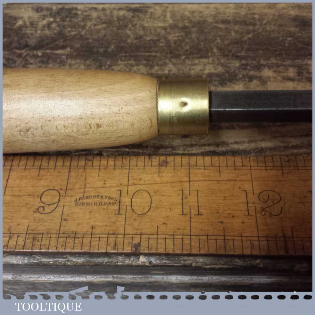 Unusual Vintage Swan Neck Forged Cast Steel Woodturning Chisel – Good ...