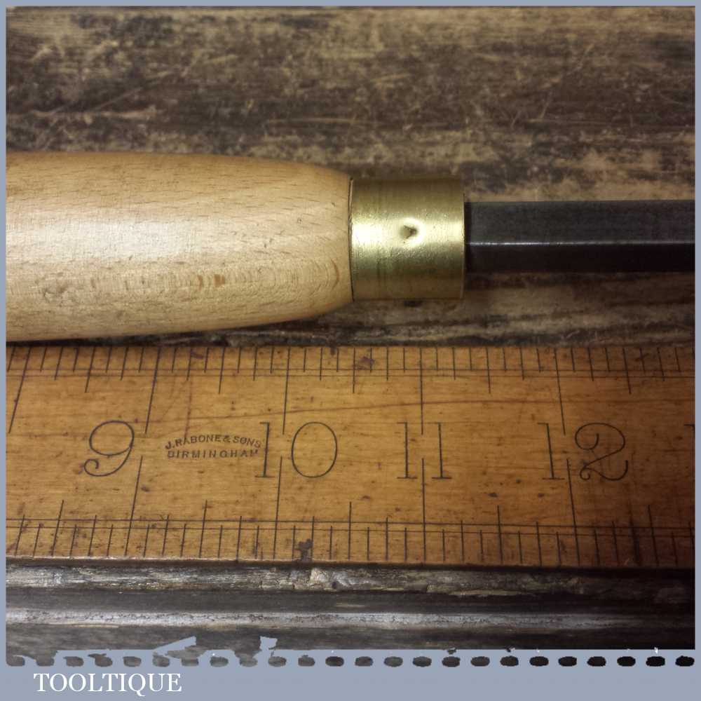 Unusual Vintage Swan Neck Forged Cast Steel Woodturning Chisel – Good ...