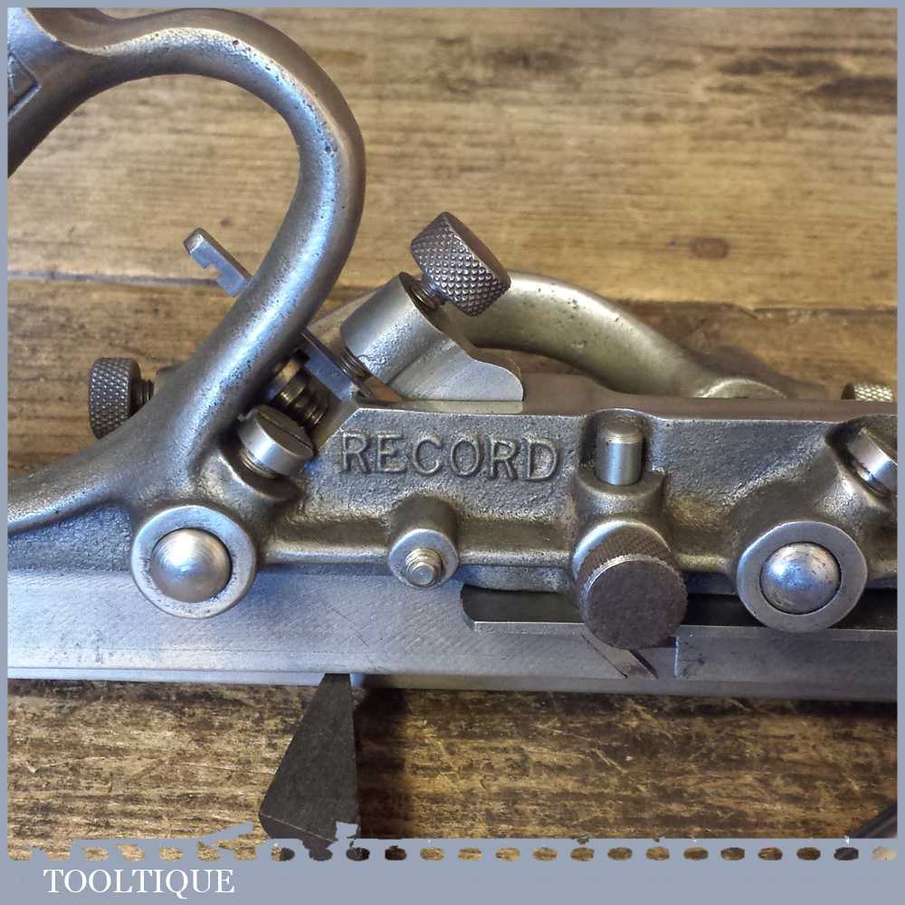 Vintage Record No: 044 Plough Plane Complete 8 Cutters – Fully ...