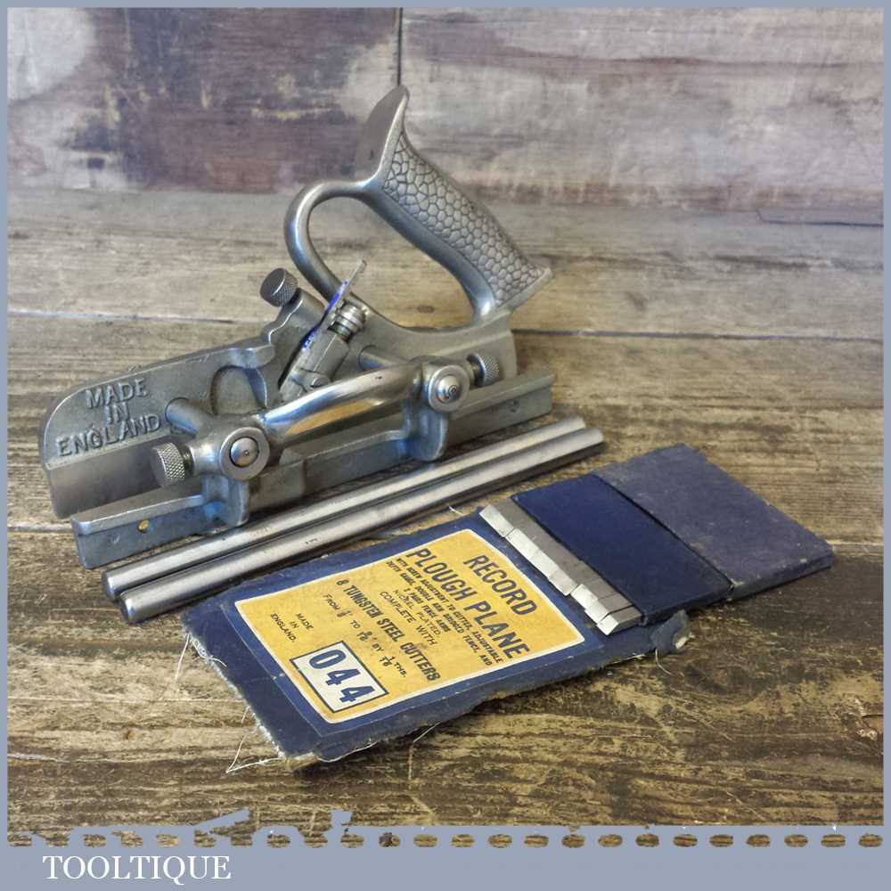 Vintage Record No: 044 Plough Plane Complete 8 Cutters – Fully ...