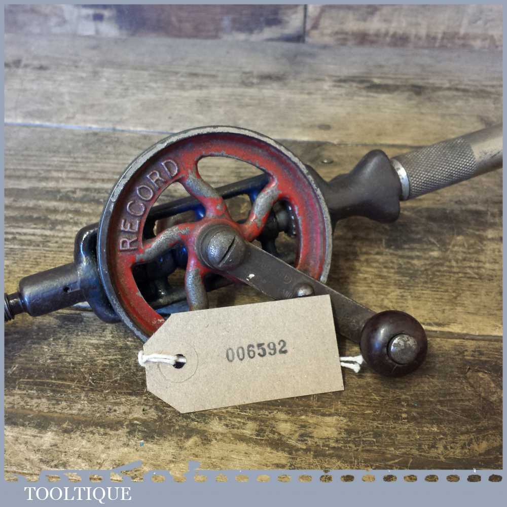 Rare Record Tools No: 125 Hand Drill Made In The Early 1930’s | Tooltique