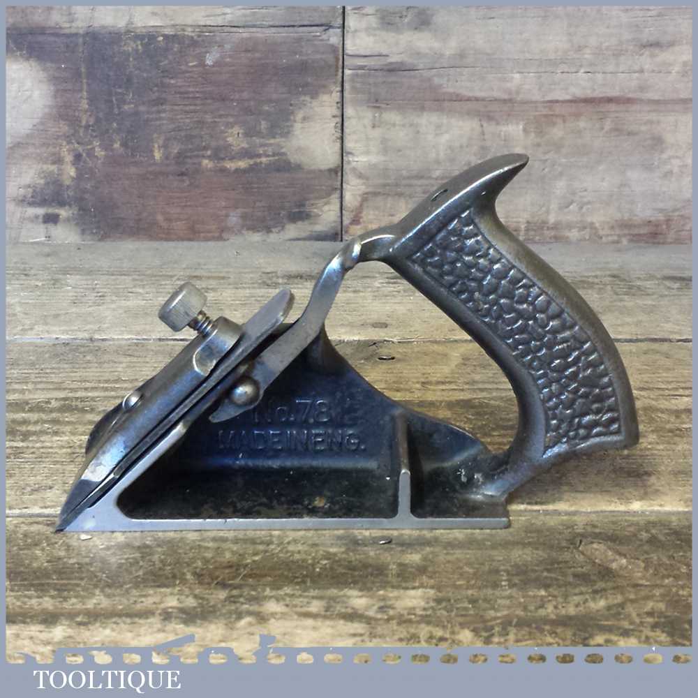 Vintage Stanley No: 78 Special Chisel Plane – Refurbished | Tooltique