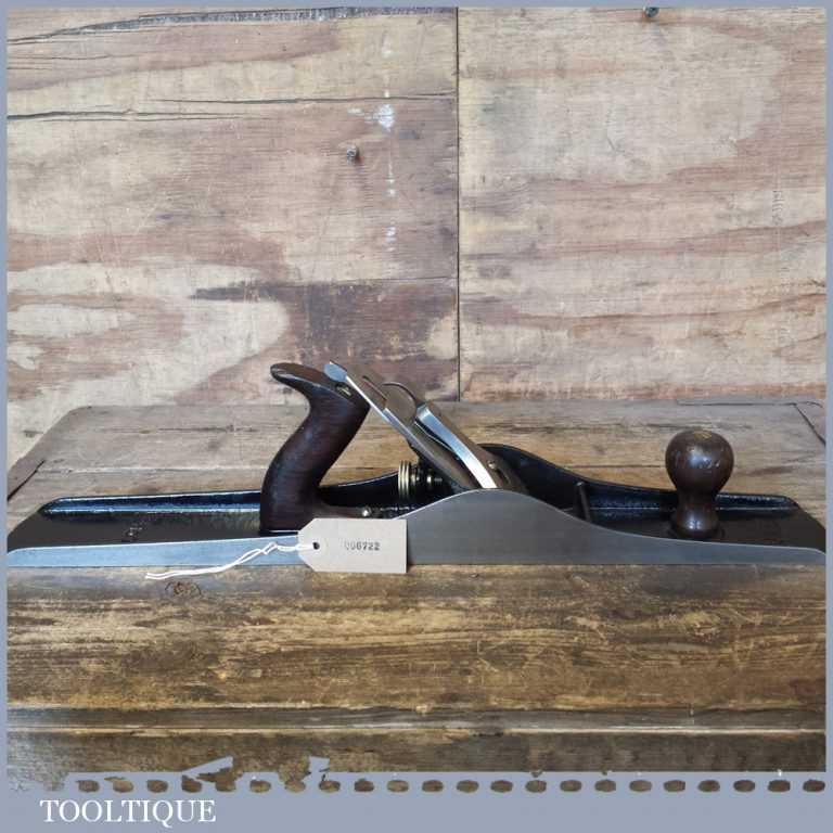 Vintage Stanley USA No: 7C Corrugated Soled Jointer Plane PAT Date 1910 ...