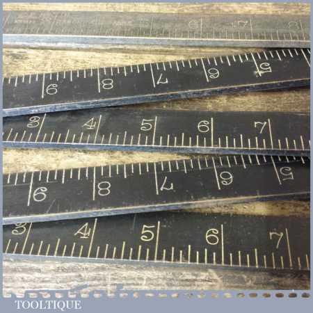 Vintage 5 Foot Rabone No: 1530 Folding Ruler With Ebonised Finish ...