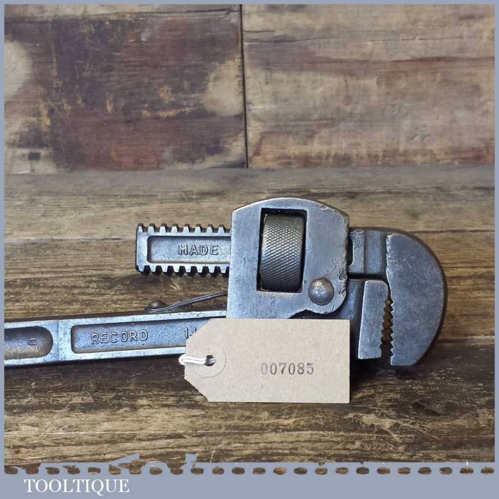 Vintage Record Tools 14” Drop Forged Stilson Pipe Grips – Cleaned For ...