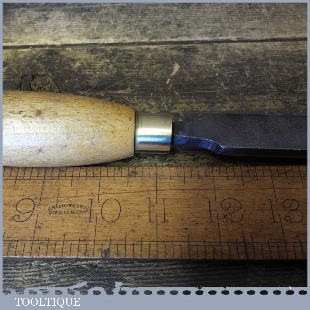 Vintage British Made 15/16” Round Nose Flat Scraper Woodturning Chisel ...