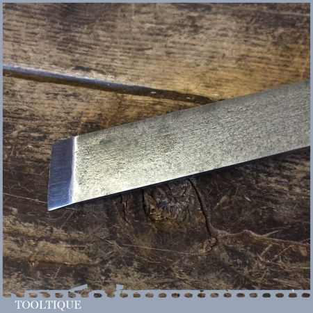 Vintage Marples Shamrock 5/8” Cast Steel Woodturners Skew Flat Chisel ...