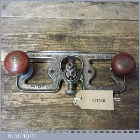 Vintage Edward Preston No: 1399P Hand Router Plane 1 Cutter – Good ...