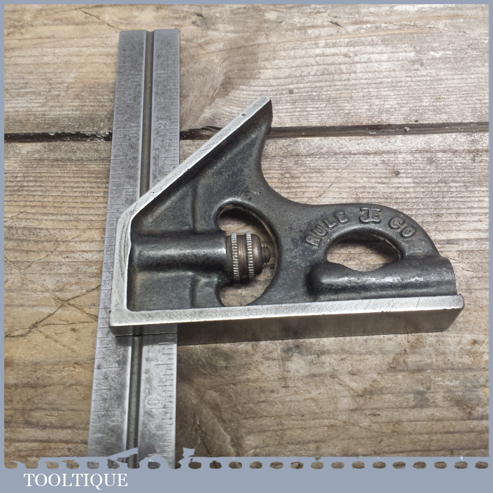 Rule JE Co – Steel Adjustable Combination Square | Tooltique