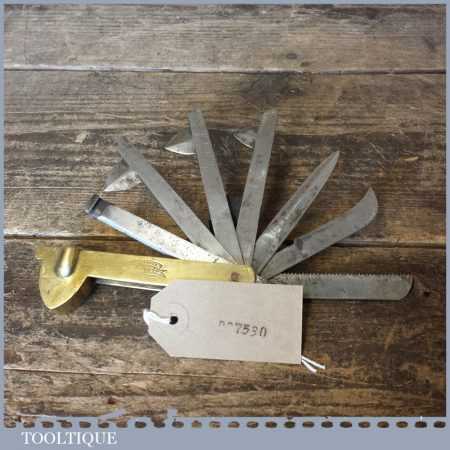 Rare Antique 7 Bladed Surgical Blood Letting Fleam Tool Marked ...