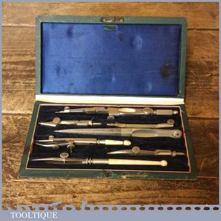 Vintage Baraban France Mathematical Technical Drawing Instrument Set ...