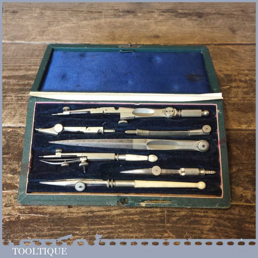 Vintage Baraban France Mathematical Technical Drawing Instrument Set ...