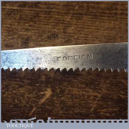 Vintage Pre war German Cast Steel Padsaw Handle Saw Blade – Good ...