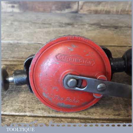 Vintage Garrington The Robin Double Pinion Egg Beater Hand Drill – Good ...