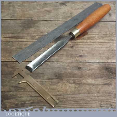 Vintage 3/4″ Wide Straight Gouge Woodcarving Chisel By Marples & Sons ...