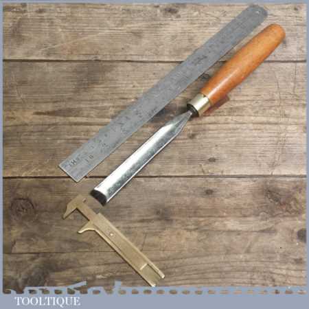 Vintage 3/4″ Wide Straight Gouge Woodcarving Chisel By Marples & Sons ...