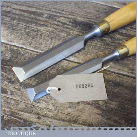 2 No: Vintage Marples 3/4” & 1” Bevel Edged Paring Chisels – Boxwood ...