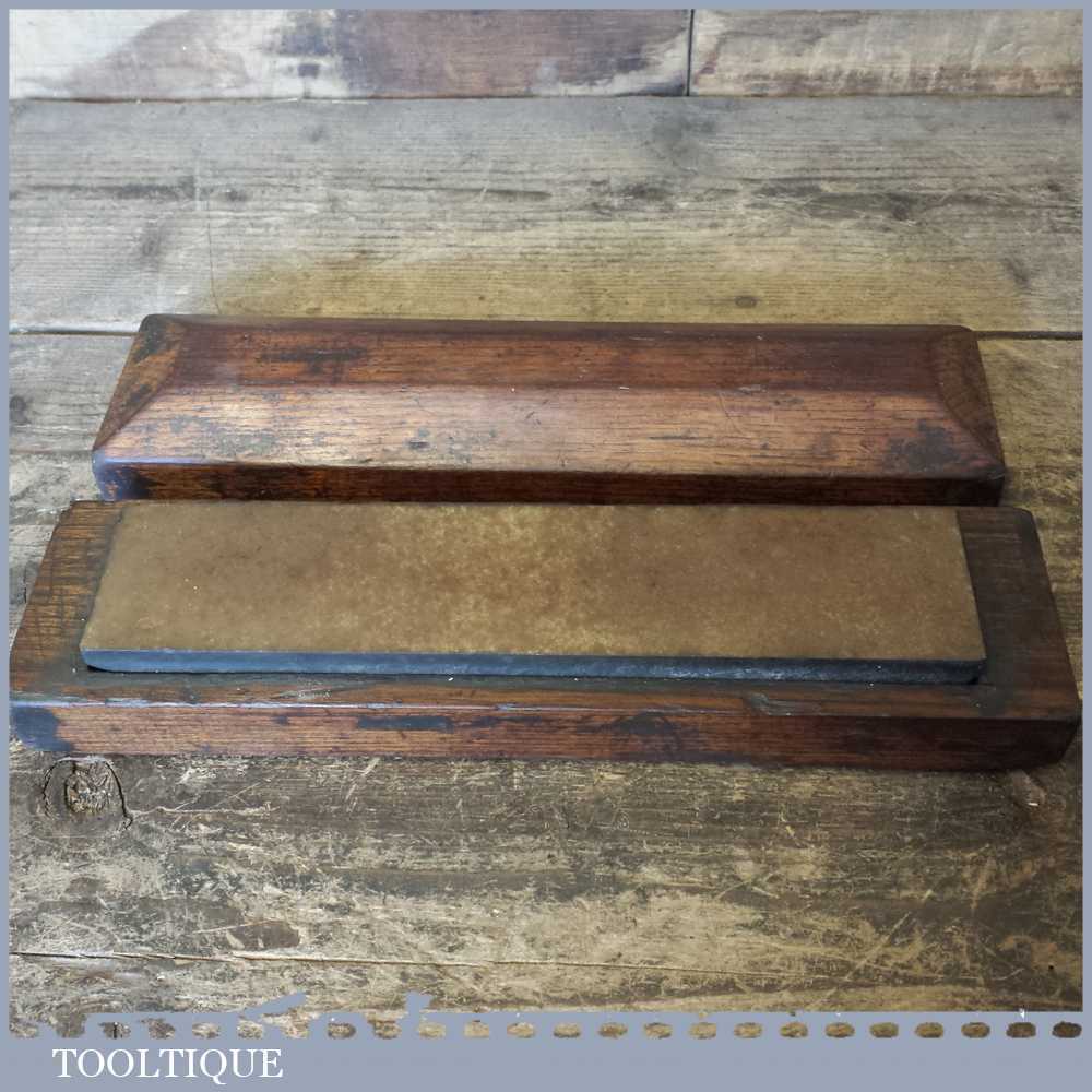 Vintage 9″ X 2″ Natural Washita Oil Stone In Box – Good Condition ...