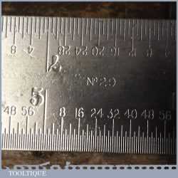 Vintage 12” Rabone Chesterman No 29 Steel Ruler – Good Condition ...