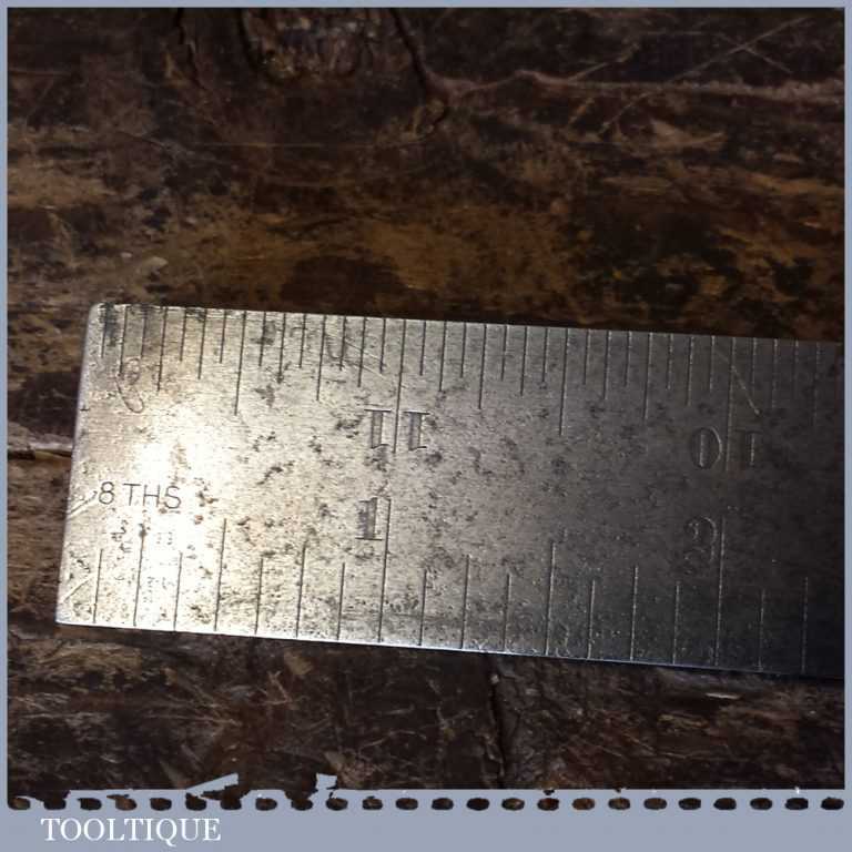 Vintage 12” Rabone Chesterman No 29 Steel Ruler – Good Condition ...