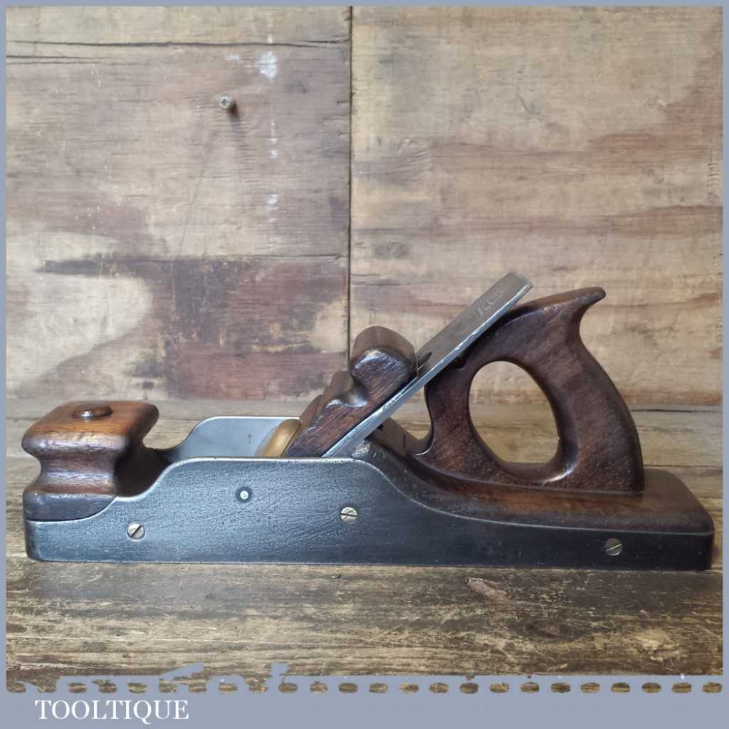 Antique Scottish Pattern Cast Steel Panel Plane With Mahogany Infill ...