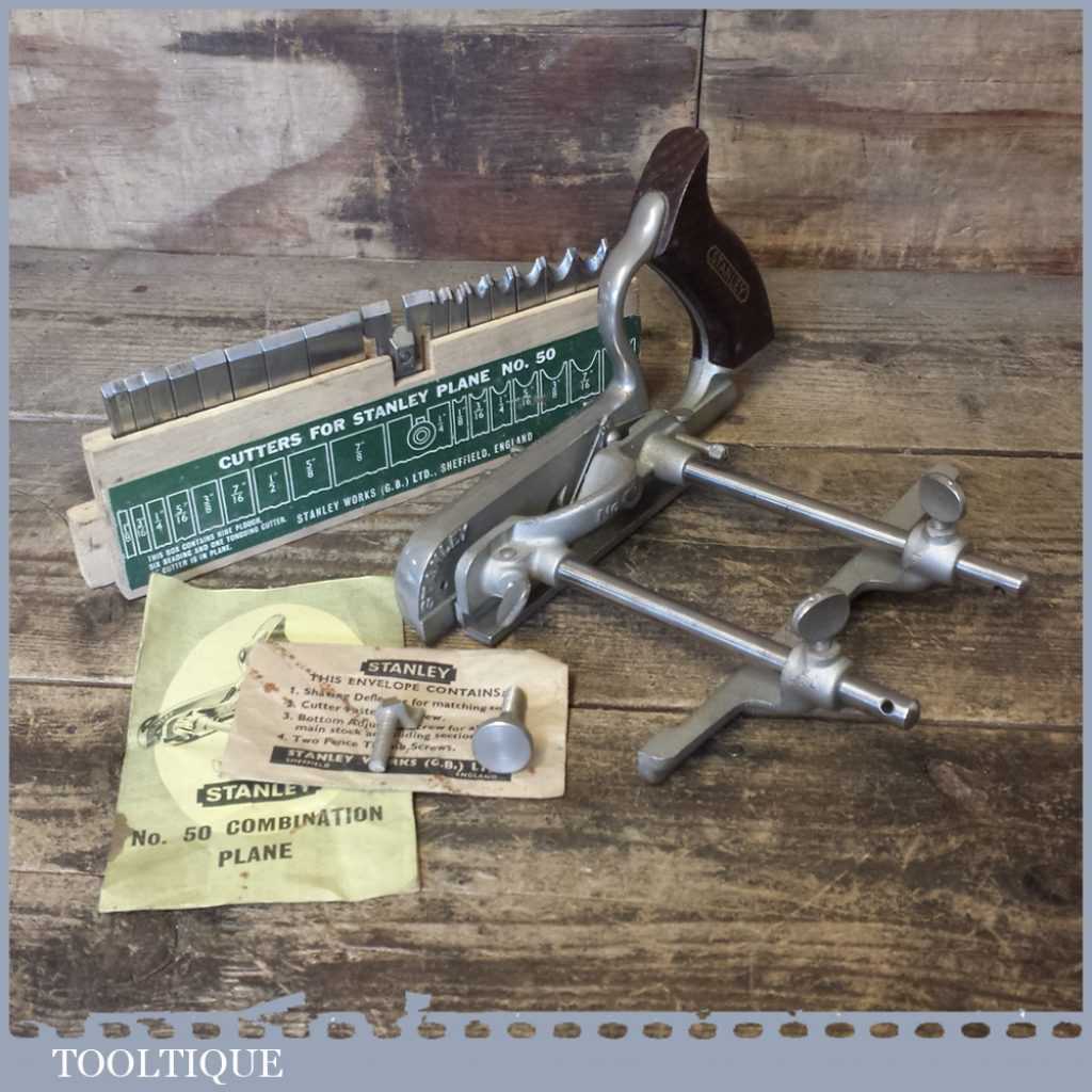 Vintage Stanley England No: 50 Combination Plough Plane – Fully ...