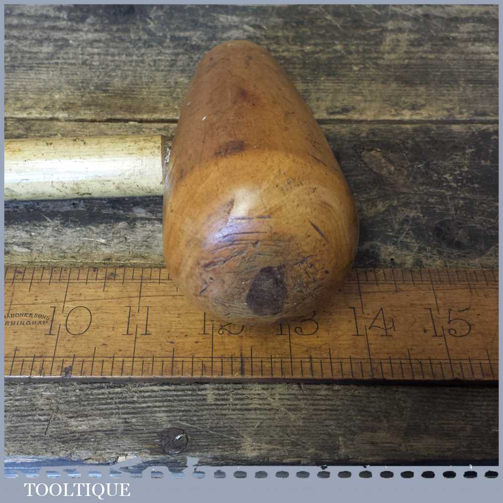 Vintage Lignum Vitae Plumber’s Lead Dressing Bossing Mallet – Good ...
