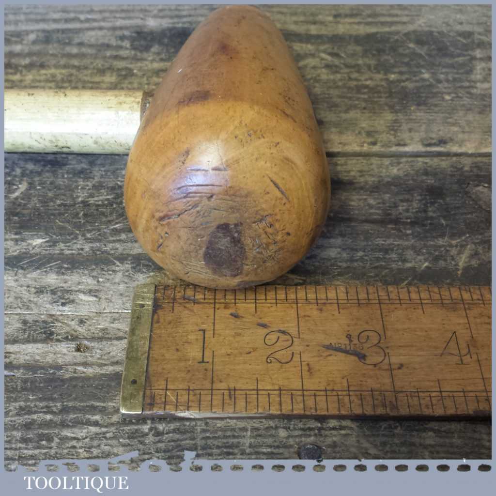 Vintage Lignum Vitae Plumber’s Lead Dressing Bossing Mallet – Good ...