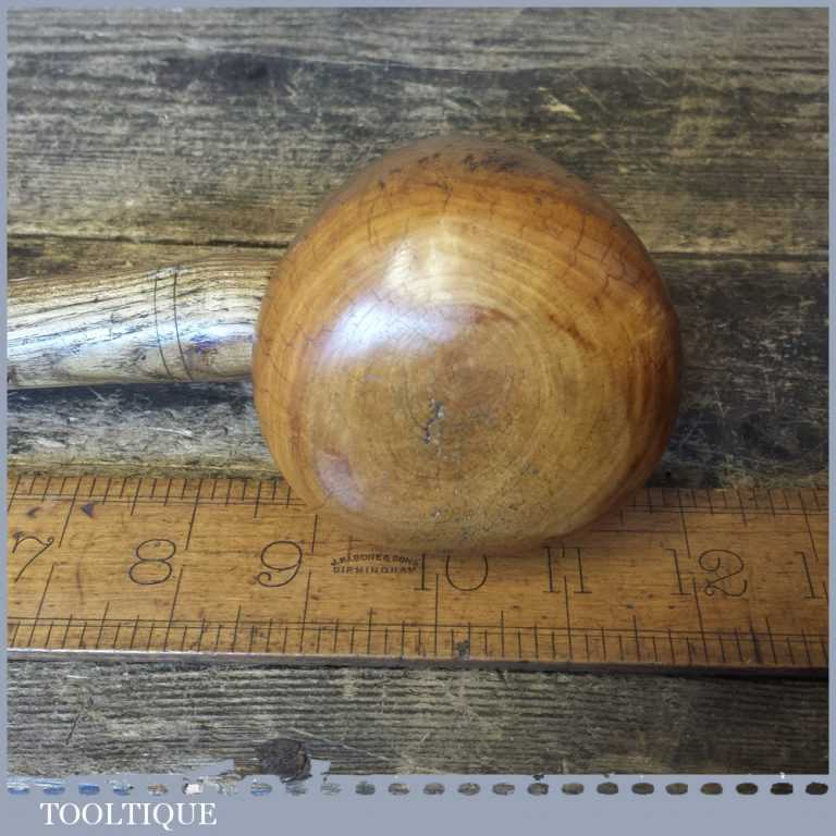 Vintage Lignum Vitae Plumber’s Lead Dressing Bossing Mallet – Good ...