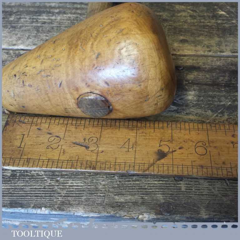 Vintage Lignum Vitae Plumber’s Lead Dressing Bossing Mallet – Good ...