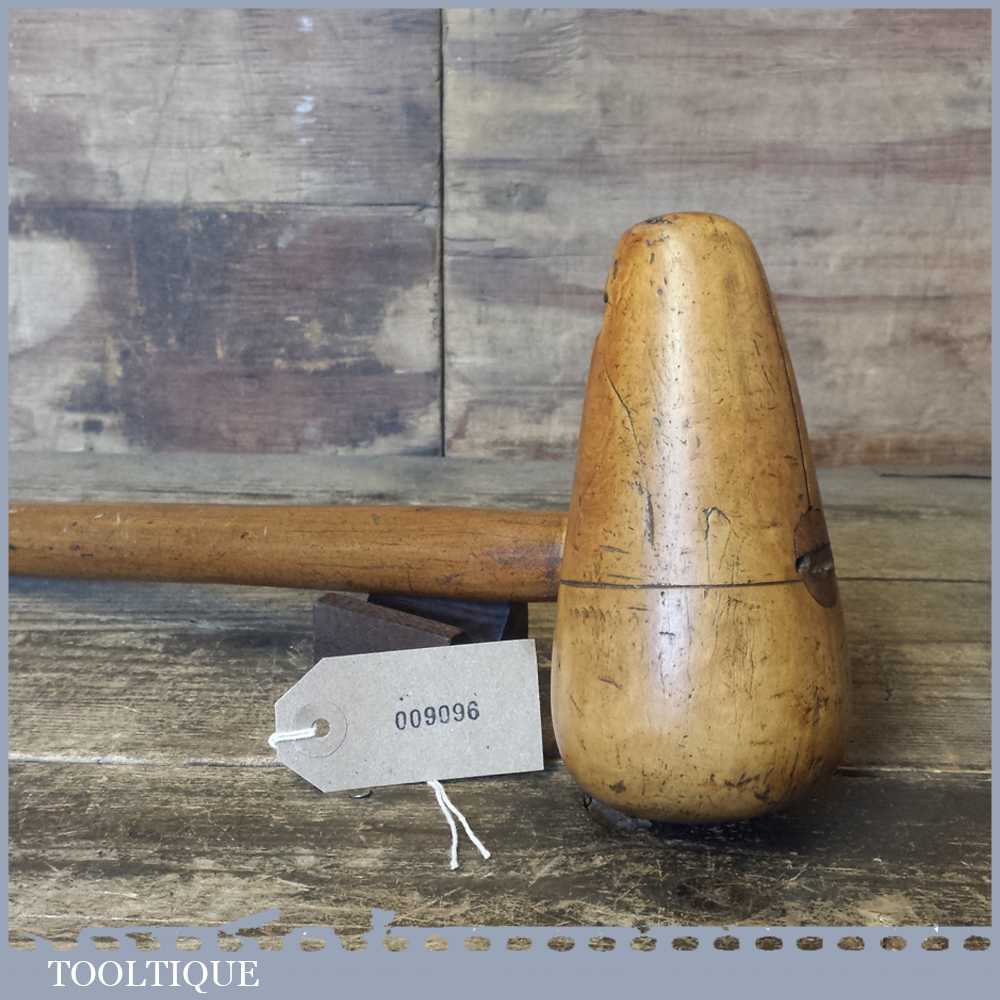 Vintage Lignum Vitae Plumber’s Lead Dressing Bossing Mallet – Good ...