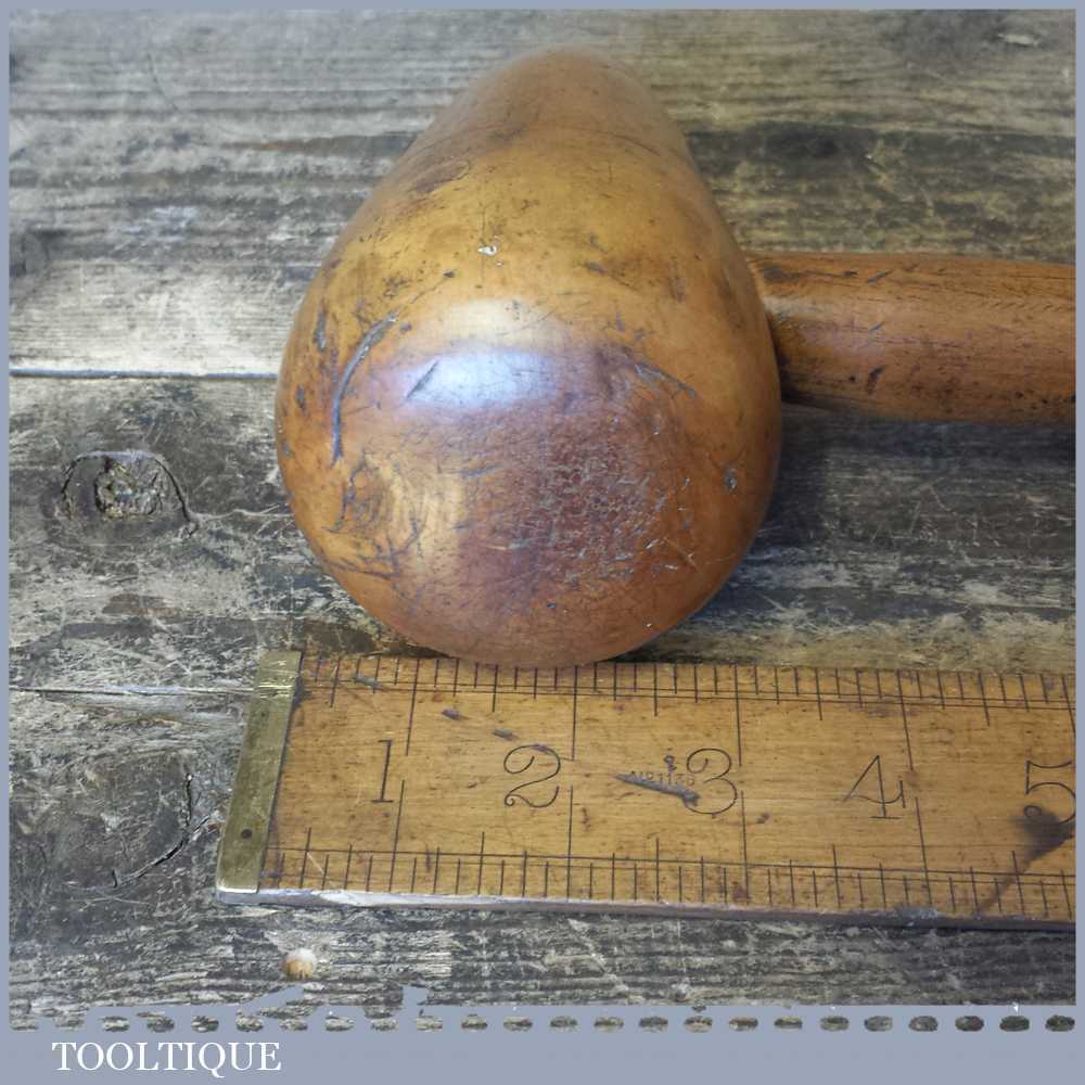 Vintage Lignum Vitae Plumber’s Lead Dressing Bossing Mallet – Good ...