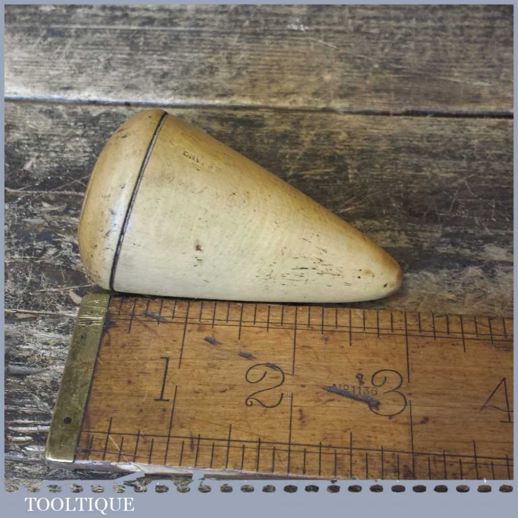 Vintage Treen 3” Plumbers Boxwood Lead Dressing Turnpin – Good ...