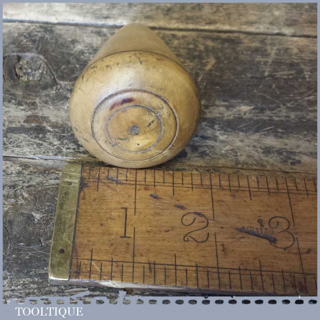 Vintage Treen 3” Plumbers Boxwood Lead Dressing Turnpin – Good ...