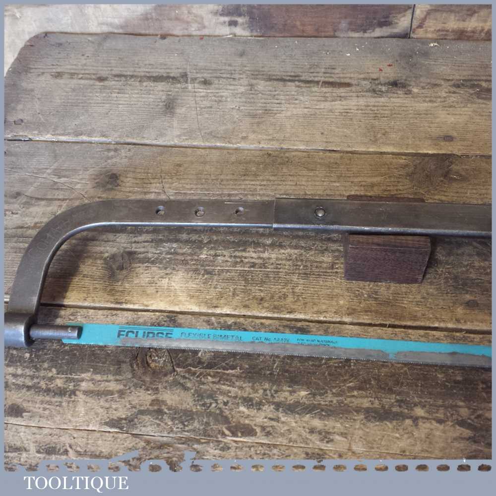 Vintage Goliath Adjustable Cast Steel Hacksaw Suitable For 8-12” Blades ...