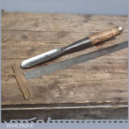 Vintage Forged Cast Steel Green Wood Chisel By MATHIESON Glasgow ...