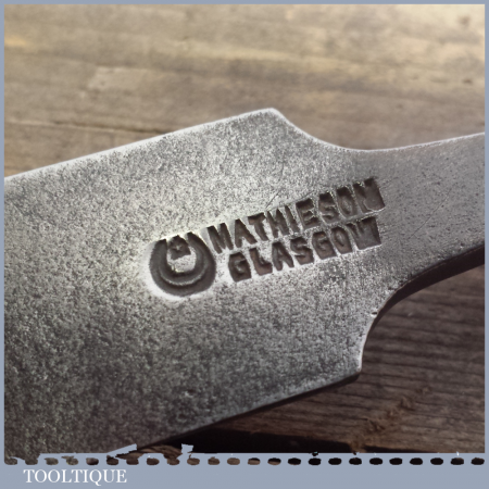 Vintage Forged Steel Paring Chisel by MATHIESON GLASGOW | Tooltique
