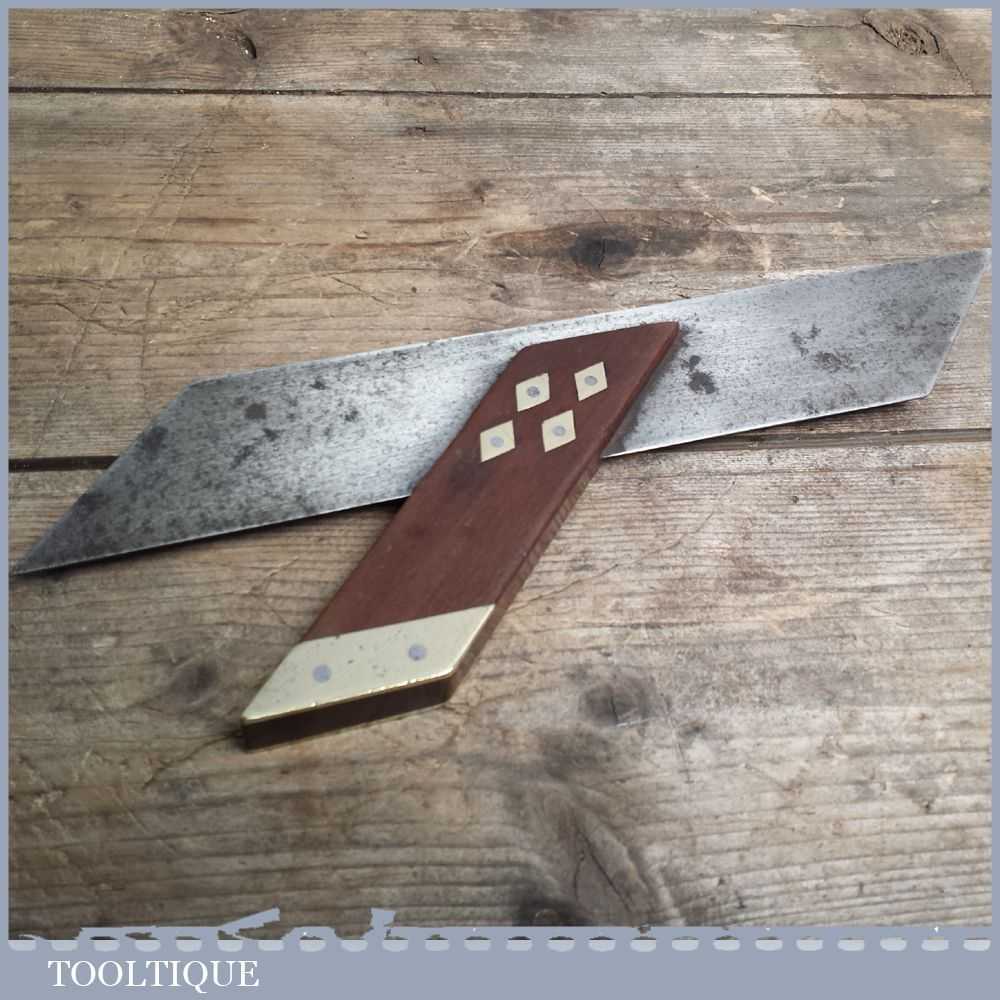 Two good vintage brass and rosewood tools, | Tooltique