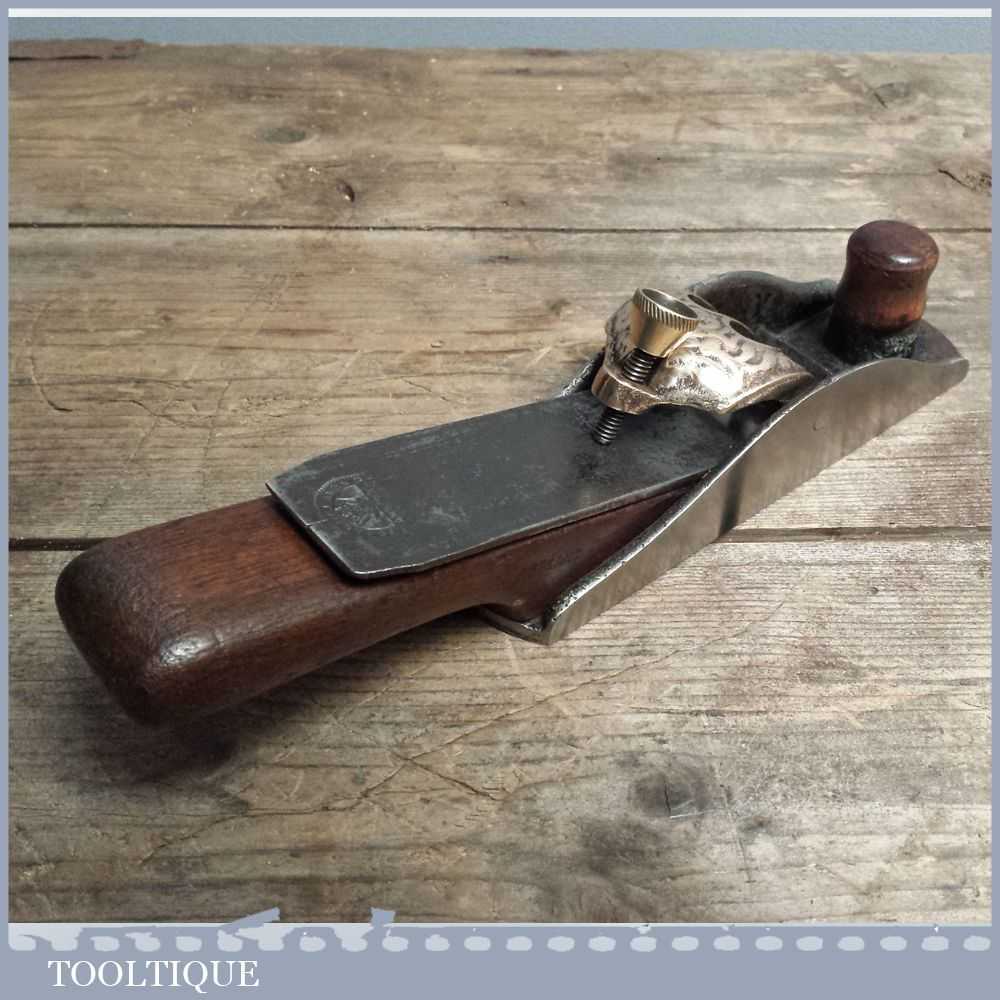Unusual Antique Infill Block Plane with Brass Buckle Cap Similar to ...