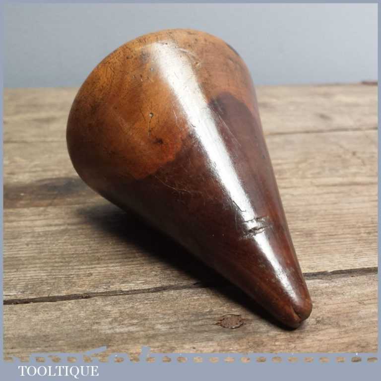 Vintage Plumbers Lignum Vitae Turnpin - Lead Dressing Tool