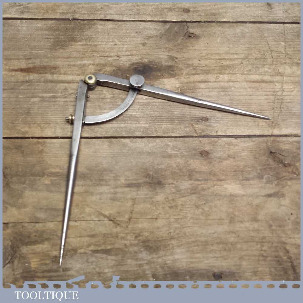 Vintage Quality Pair of 7 Long Steel Dividers – Compass | Tooltique