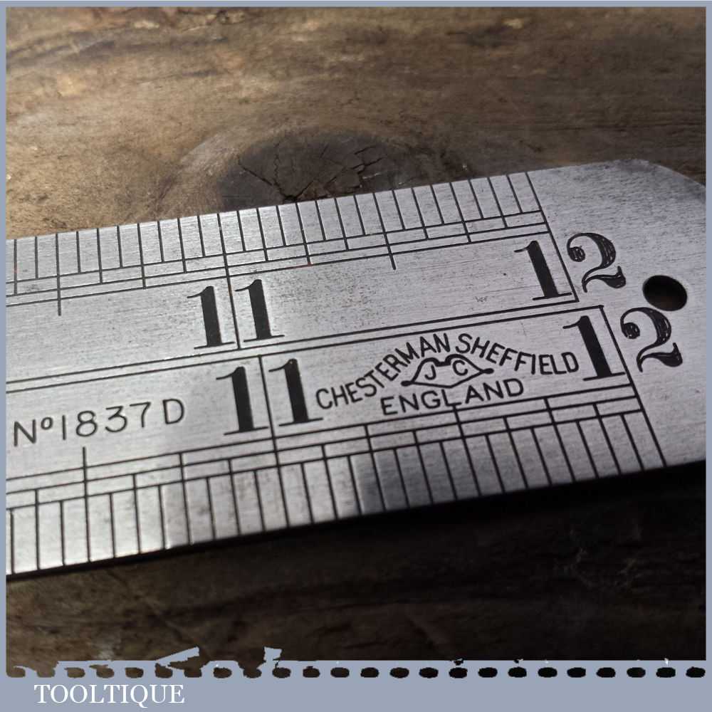 Vintage Rabone Chesterman 12 Steel Expansion Ruler No 1837d | Tooltique