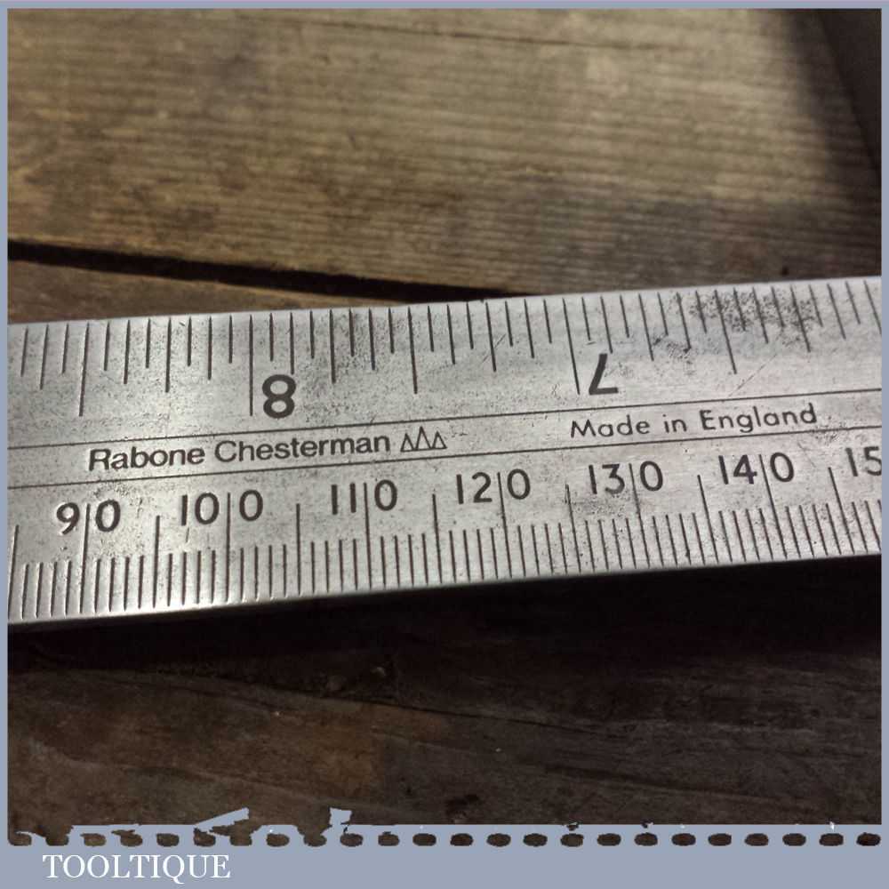 Vintage Rabone Chesterman 12 Steel Expansion Ruler No 1837d2 | Tooltique