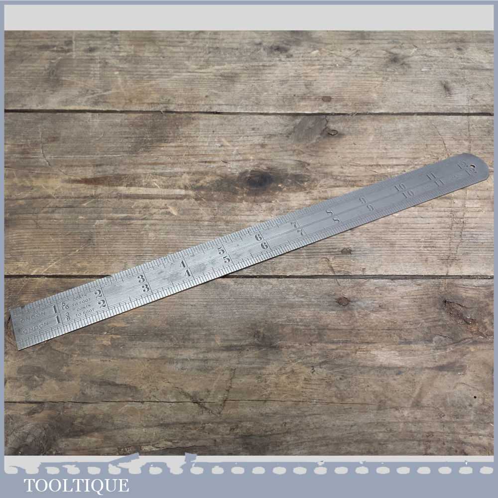 Vintage Rabone Chesterman 12 Steel Expansion Ruler No 1837d4 | Tooltique